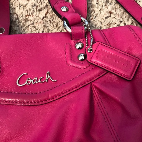 Coach | Bags | Coach Fuschia Pink Leather Satchel Handbag Nwt | Poshmark